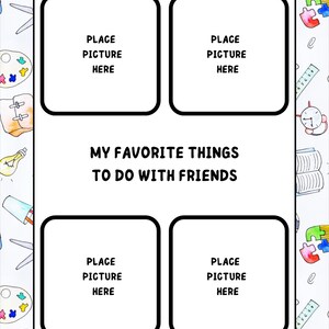 All About Me Book - Etsy