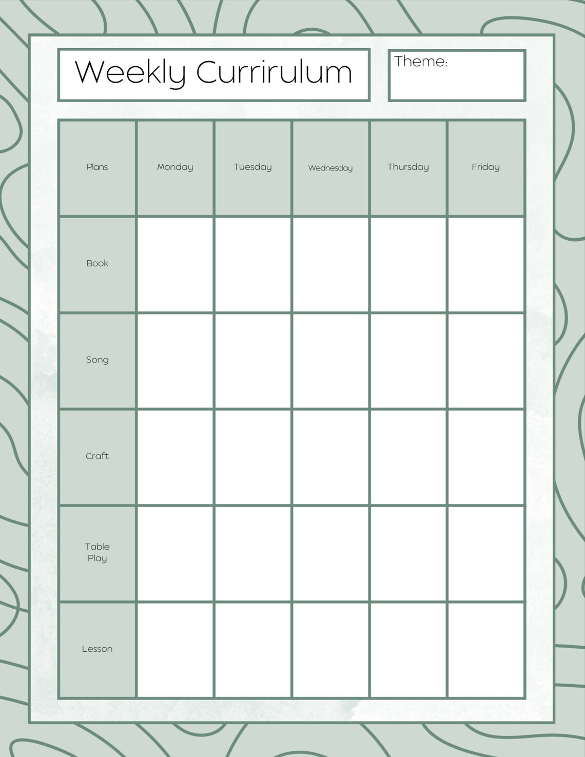 Teacher Planner - Minimalist Design - Etsy