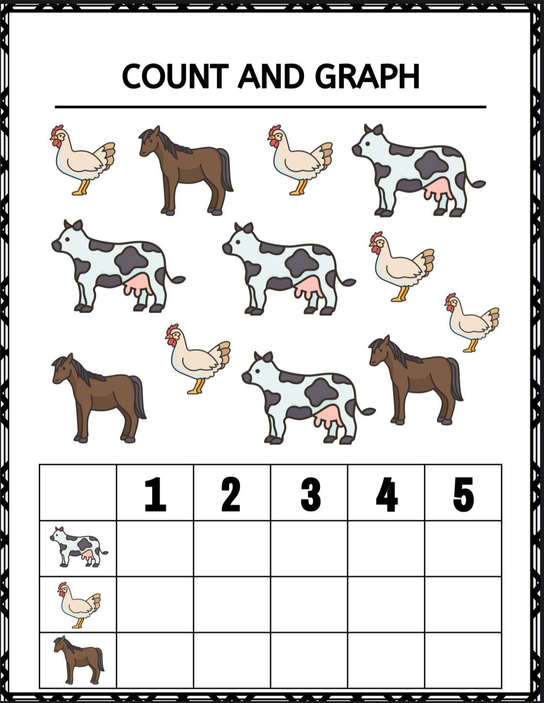 Early Learners Worksheet Pages - Etsy