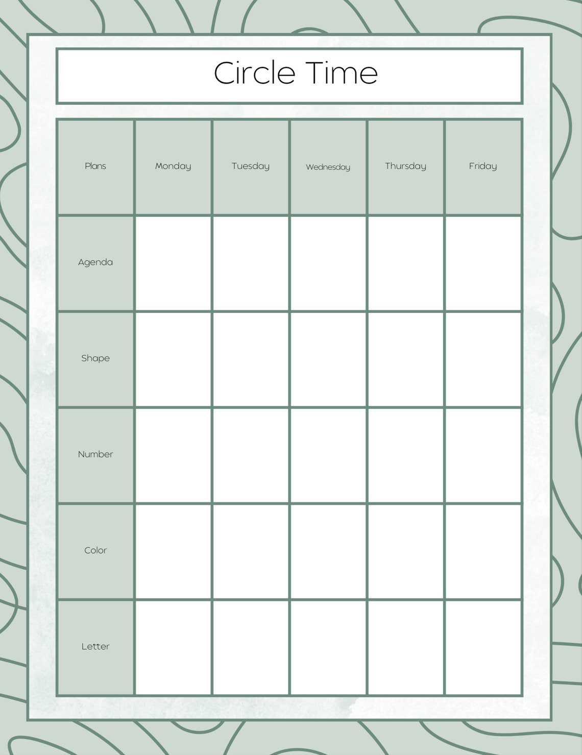Teacher Planner - Minimalist Design - Etsy