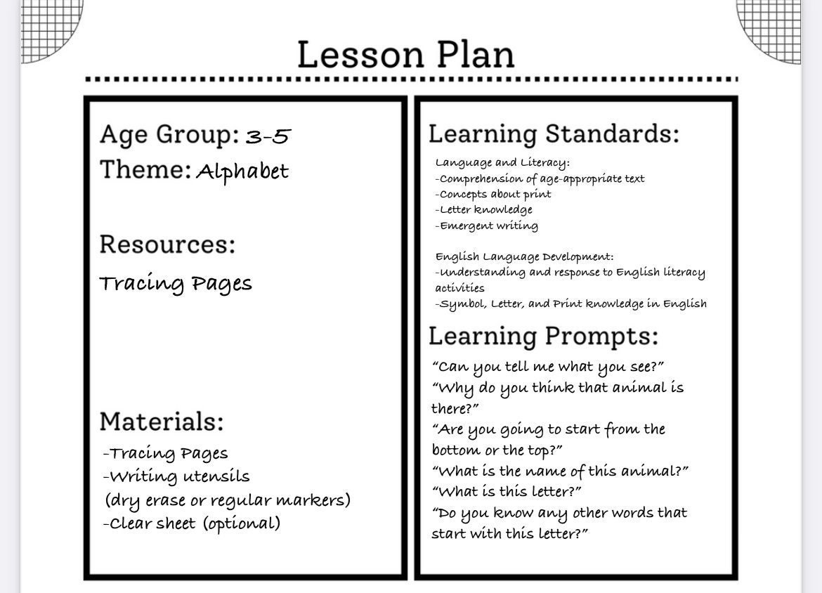 Lesson Plan Example - Etsy