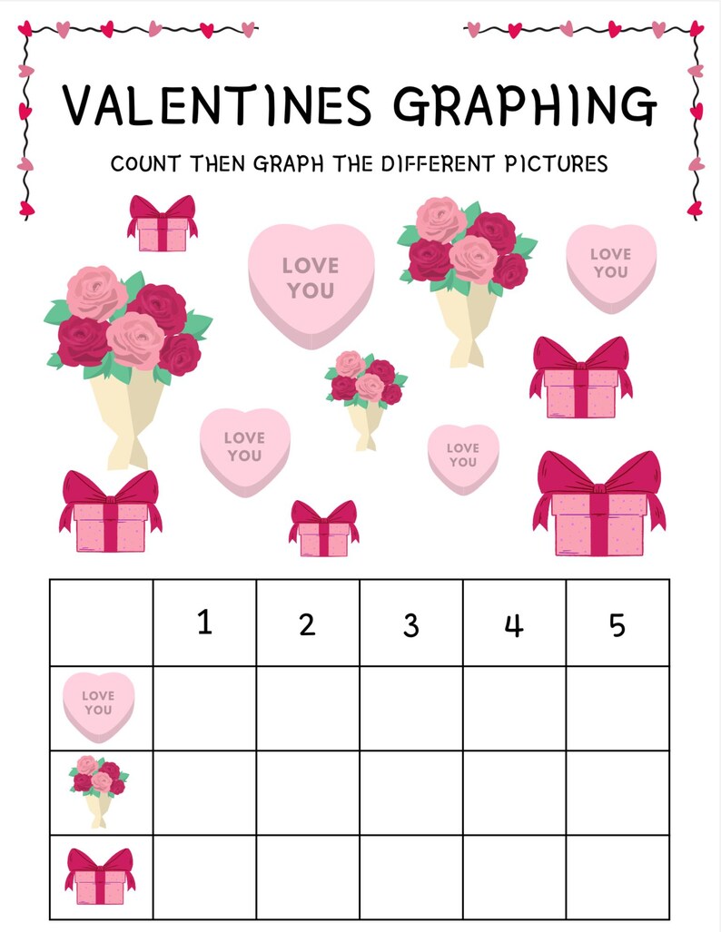 Valentines Day Kids Pages - Etsy