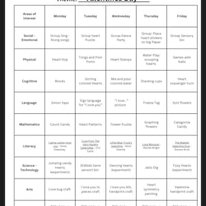 Creative Curriculum Plans - Etsy