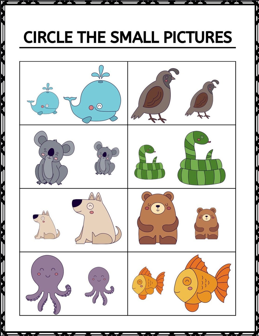 Early Learners Worksheet Pages - Etsy