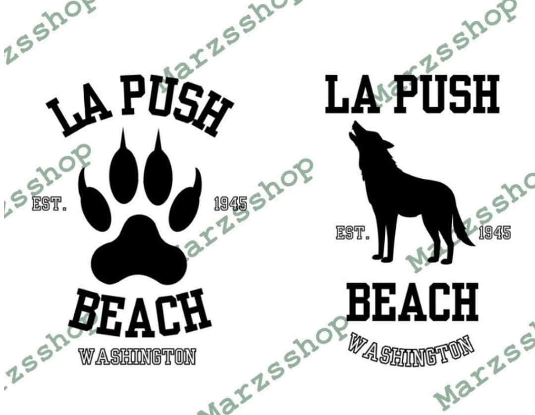 2 Piece SVG and PNG La Push Washington Inspired,la Push Beach Svg, La ...