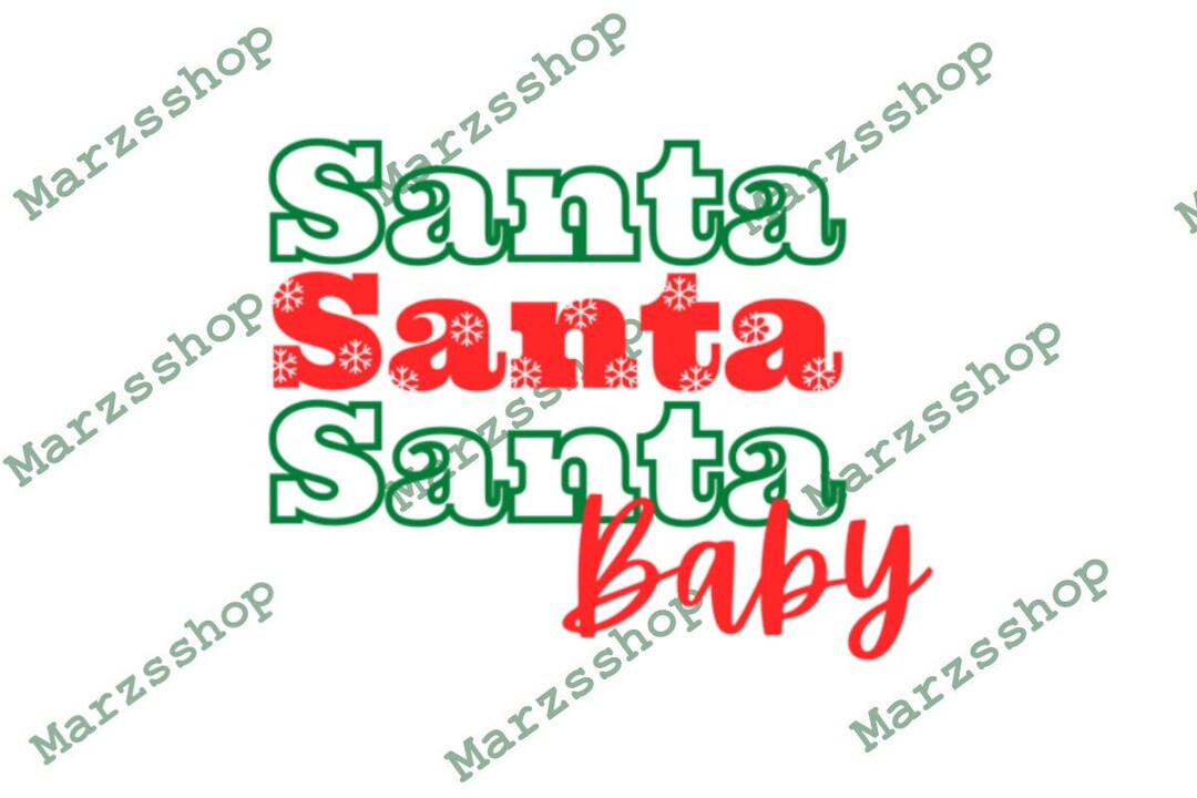 Santa Baby PNG Digital File, Santa Clause Png, Santa Bby Png, Santa Png ...