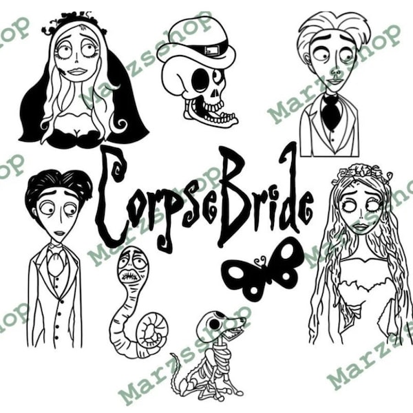 Corpse Bride Card - Etsy