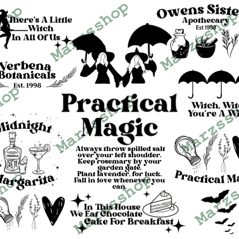 Practical Magic Sign - Etsy
