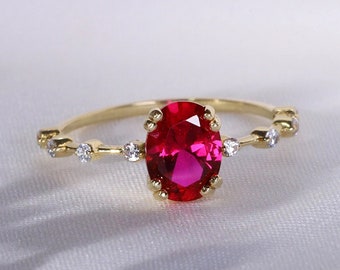 Princess Diana Ruby Ring - Etsy