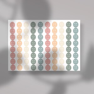 Mood Planner Stickers, Bullet Journal Stickers, Emotion Stickers, Mood ...