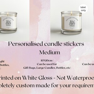 Personalised New Home Candle Label, Personalised New Home Gift, Candle ...