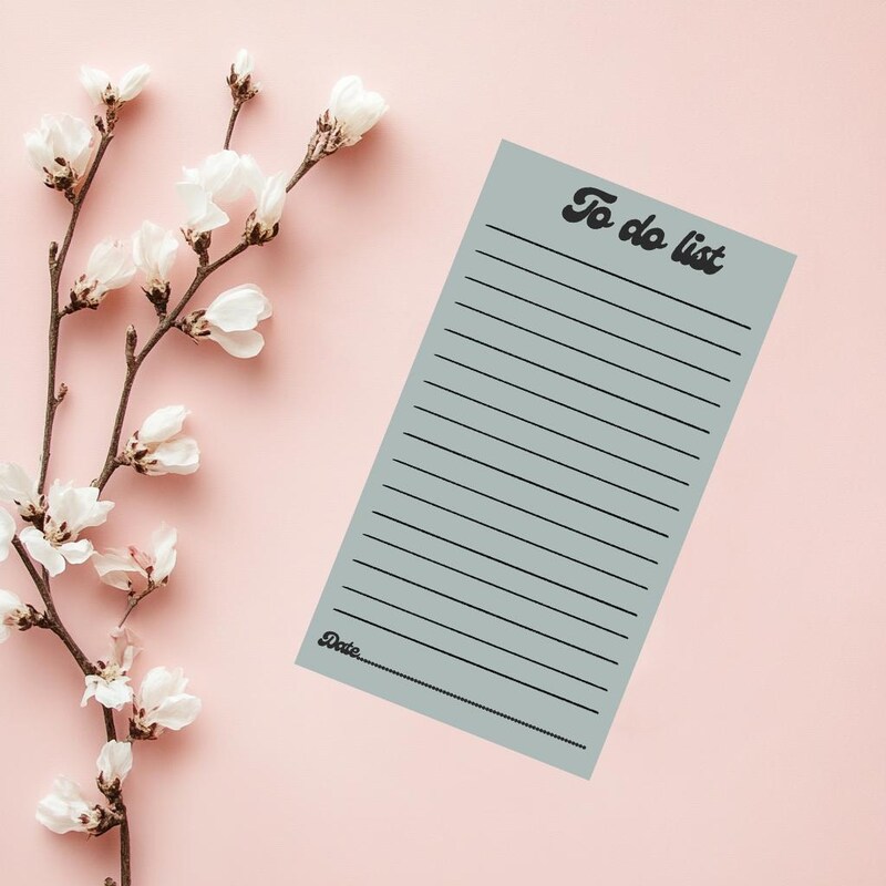 To Do List Notepad - Etsy