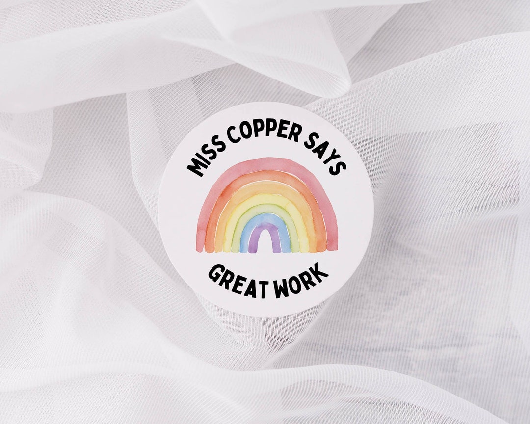 Teacher Well Done Stickers, Teacher Reward Stickers, Primary Teachers ...