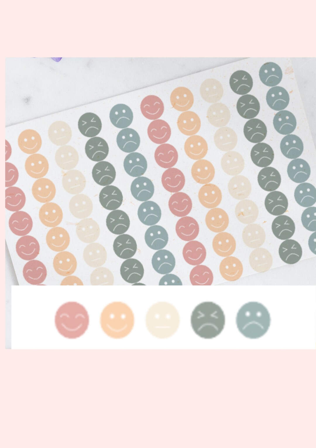 Mood Planner Stickers, Bullet Journal Stickers, Emotion Stickers, Mood ...