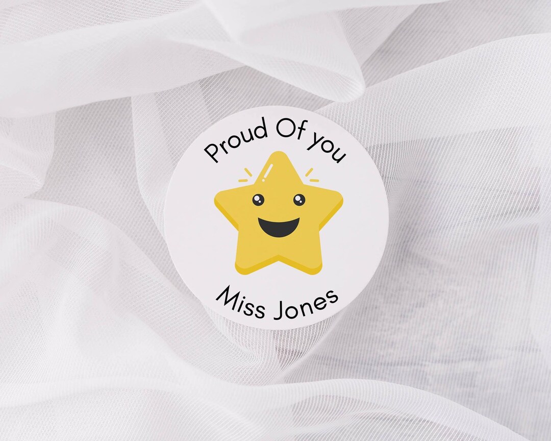 Teacher Reward Stickers, Personalised Teacher Stickers, Classroom ...