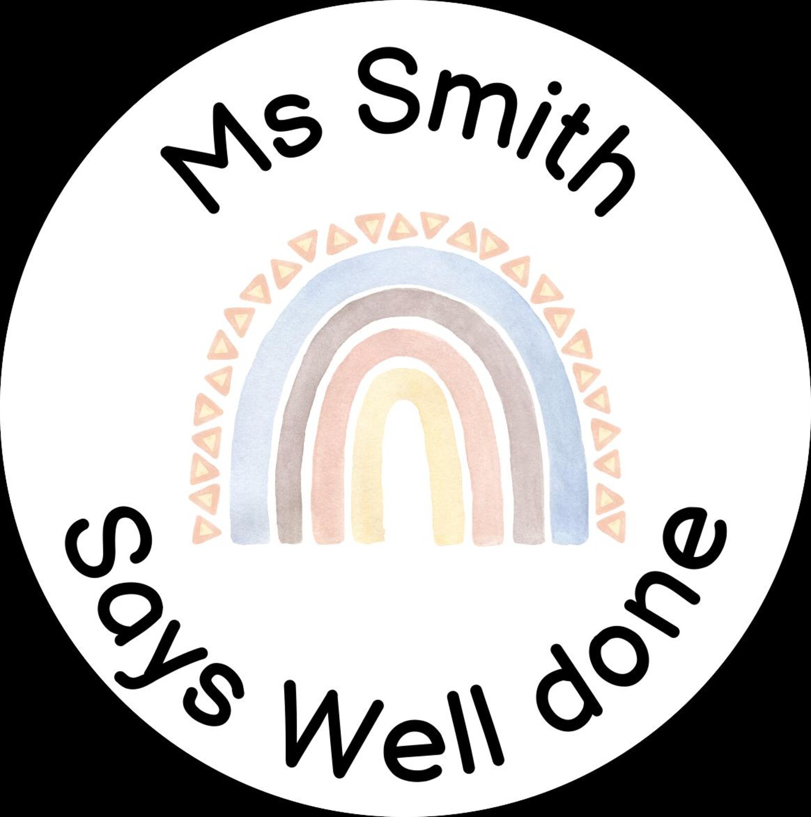 Well Done Stickers, Personalised Teacher Stickers, Merit Stickers ...