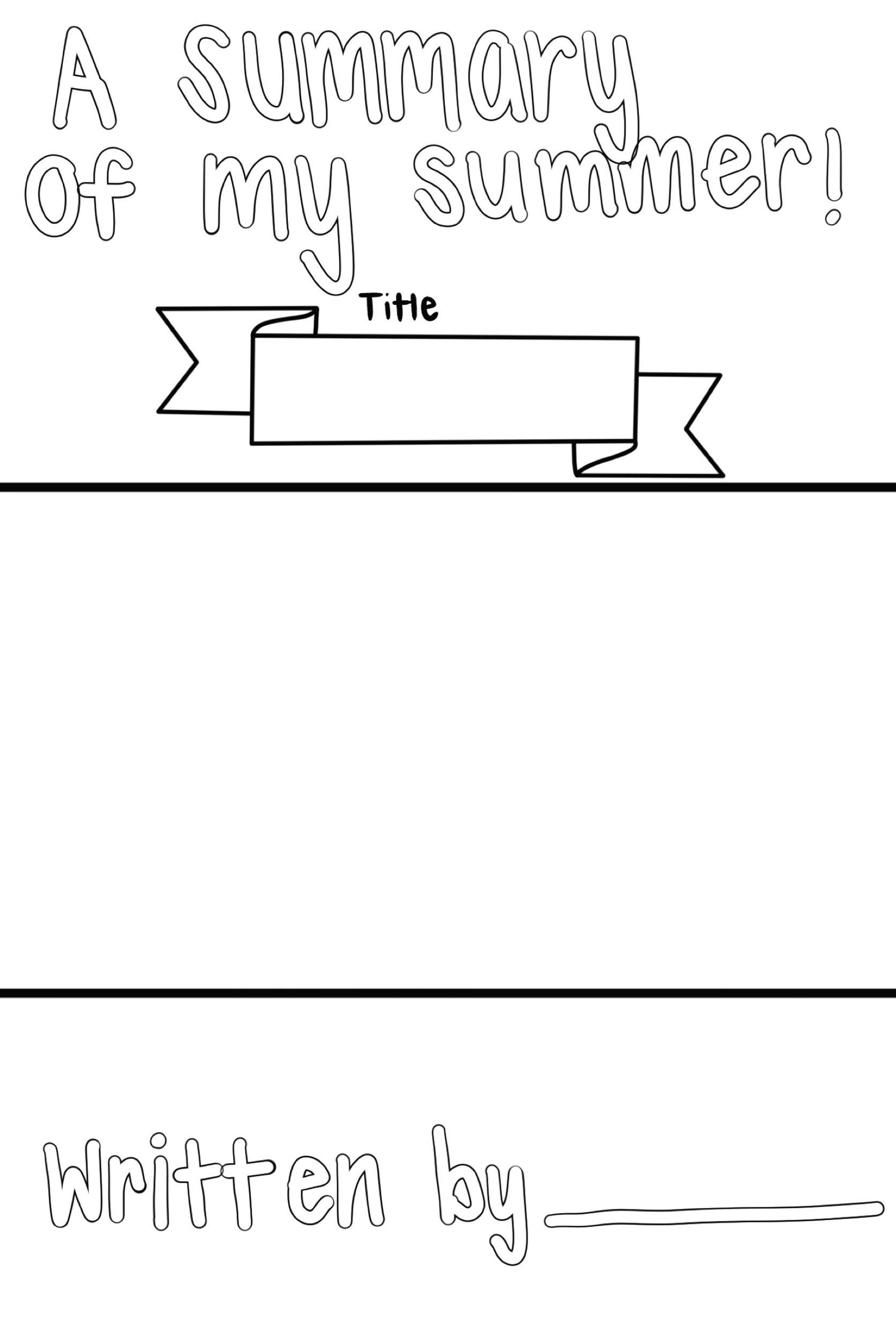 Get to Know Me Printable, Summer Recap Printable, School Year Printable ...