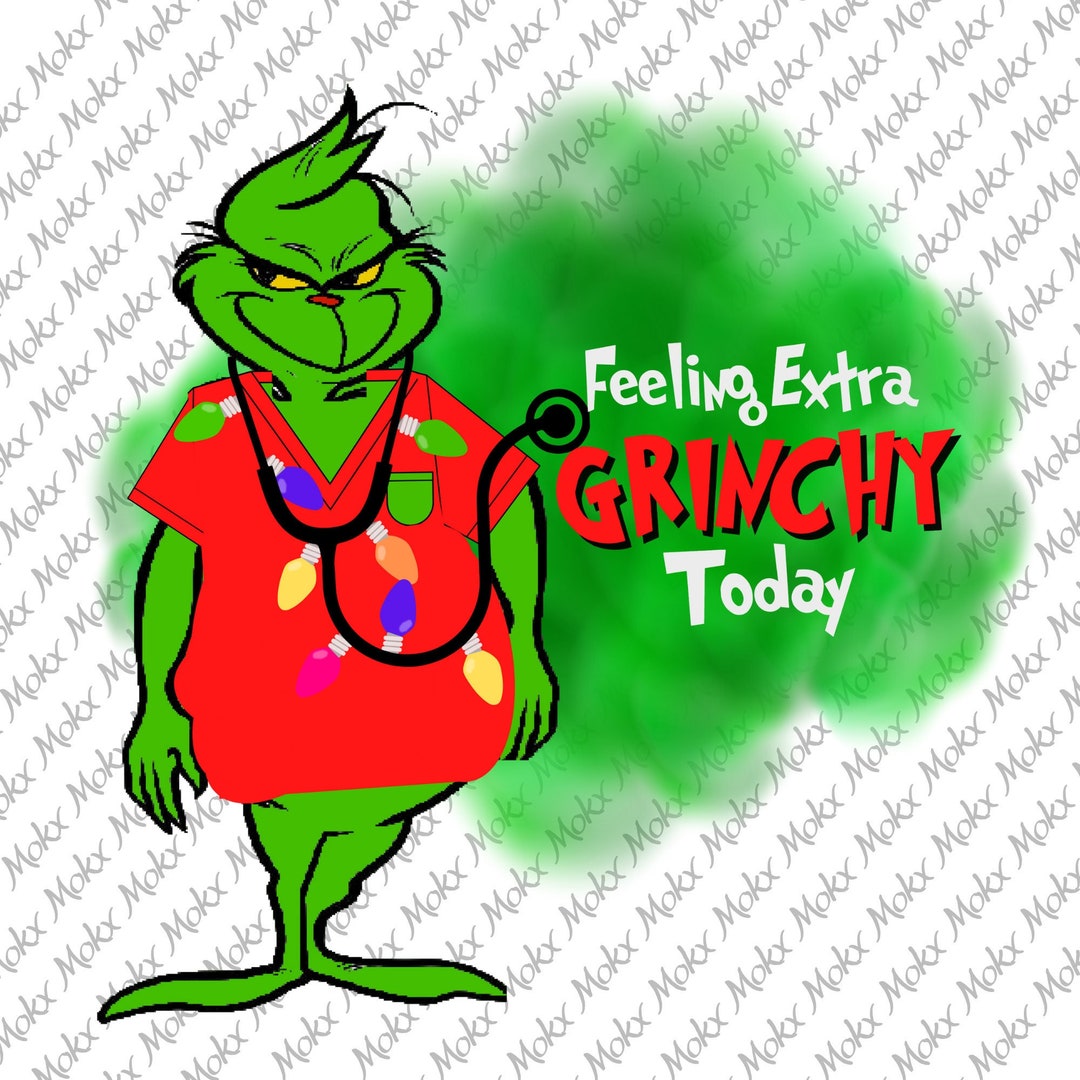 Doctor or Nurse Grinch PNG Digital File Only - Etsy