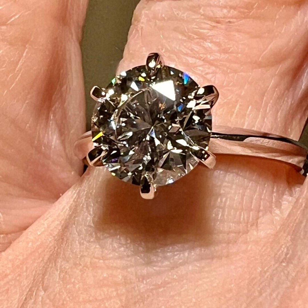 Certified Round Brilliant Cut 2CT L VS2 3EX Earth Mined Natural Diamond ...