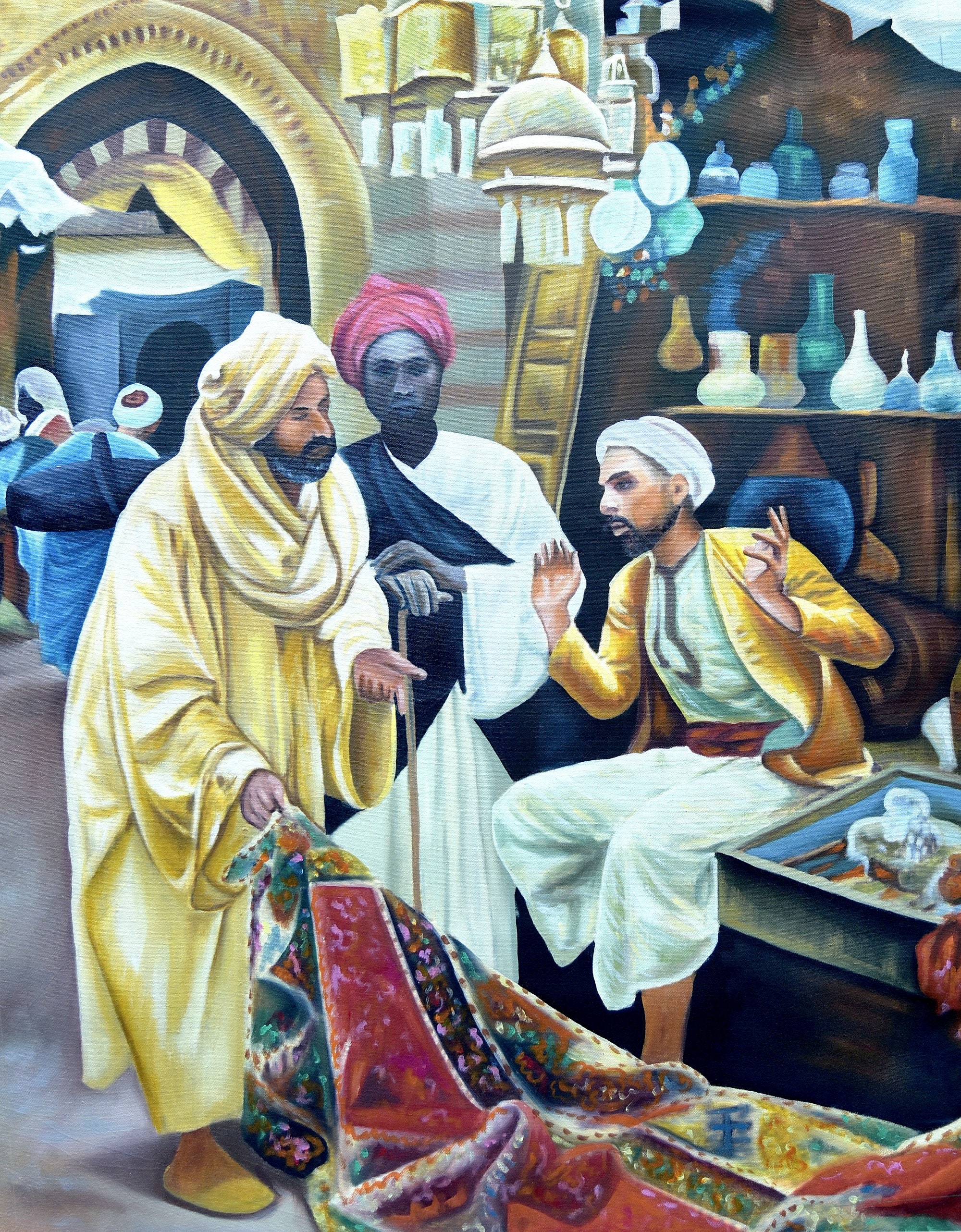 Arabian Market Paintings