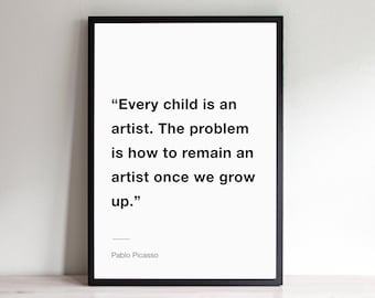 Every Child is an Artist Poster - Etsy