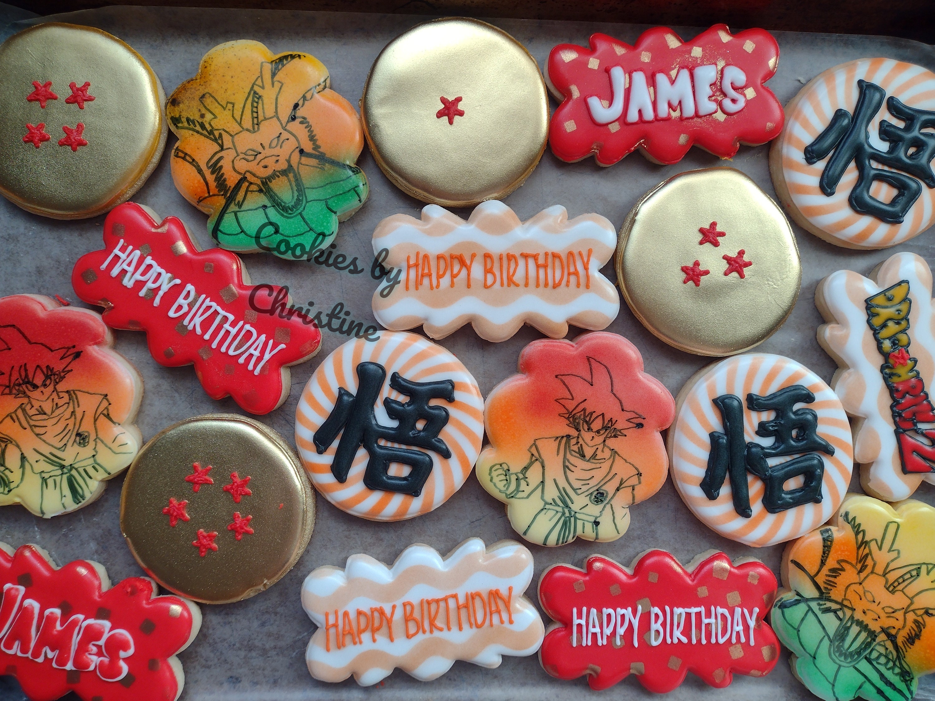 Dragon Ball Z Cookies - Etsy