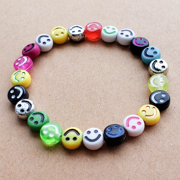 Smile Face Bracelet - Etsy