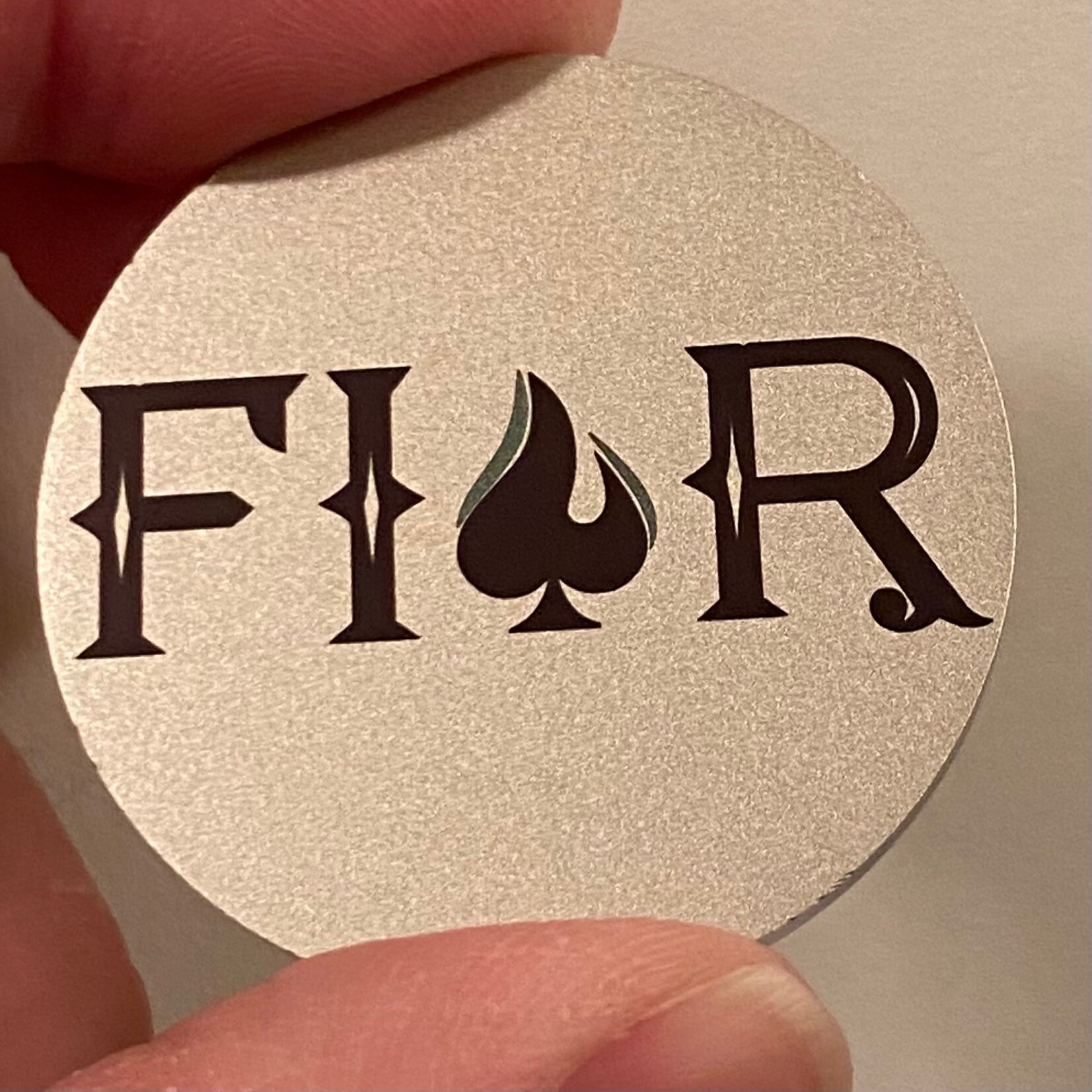 Personalized Poker Card Hand Protector, Stainless Steel, Custom Laser ...