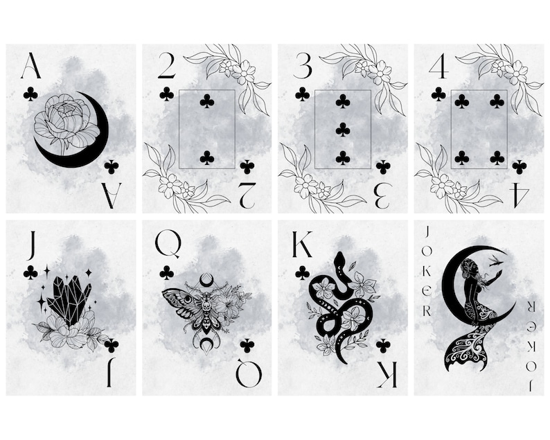 52 Card Deck Standart Playing Cards - Etsy