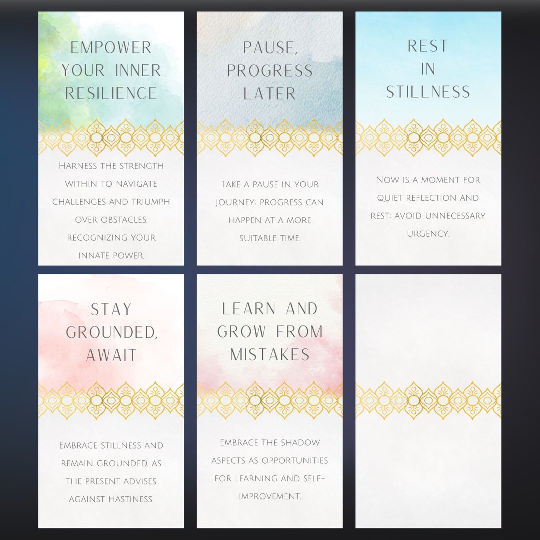 Intuition Divine Oracle Card Deck 55 Cards Oracle Card Readings Pastel ...