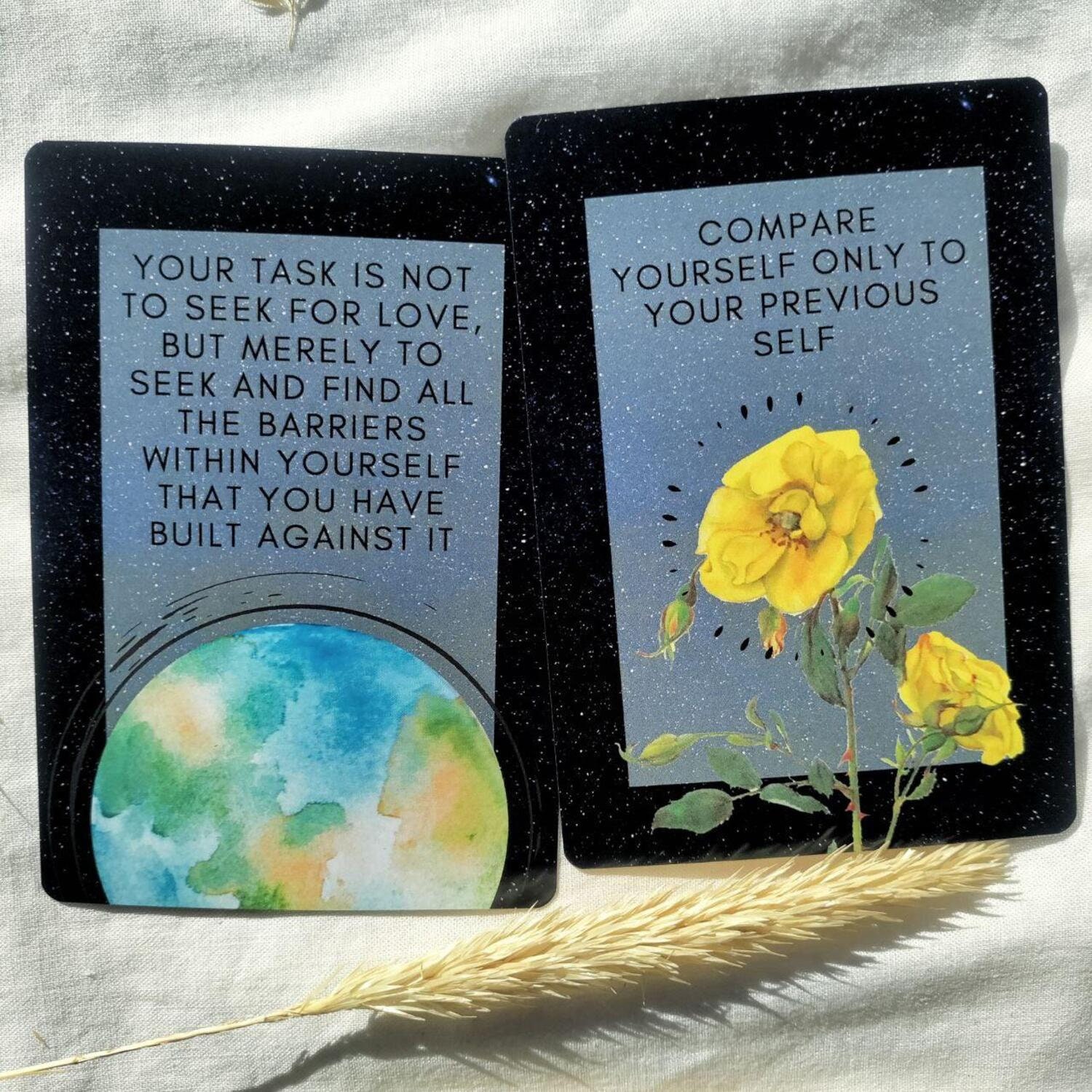 Daily Oracle Card Deck Oracle Affirmation Cards Oracle Deck 55 ...