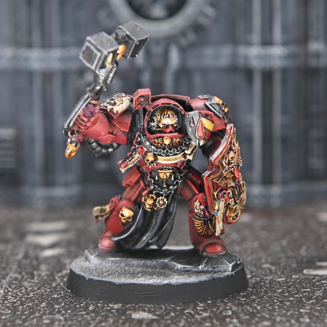 Warhammer 40k, Blood Angels, Space Hulk Terminator Heros, Sergeant ...