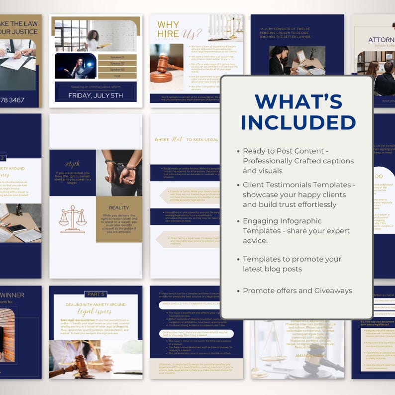 Editable Lawyer Story Posts | Social Media Graphics for Legal Practices ...