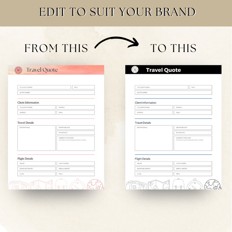 Travel Agent Questionnaire | INSTANT DOWNLOAD | Vacation Inquiry ...