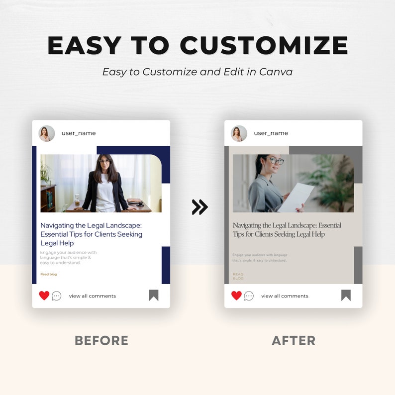 Editable Lawyer Story Posts | Social Media Graphics for Legal Practices ...