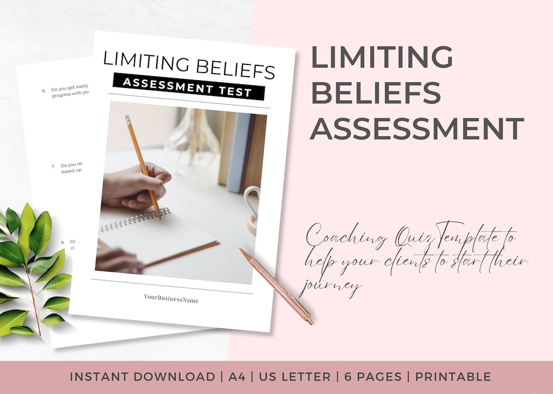 Coaching Questionnaire for Clients Limiting Beliefs Assessment Coach ...