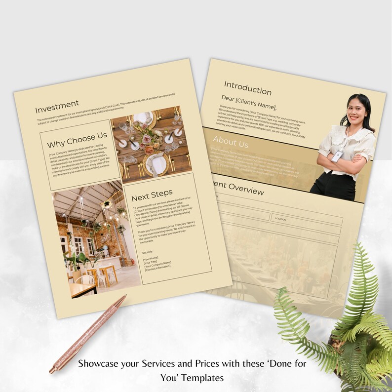 Event Management Proposal | Wedding Document Brief | Event Planner ...