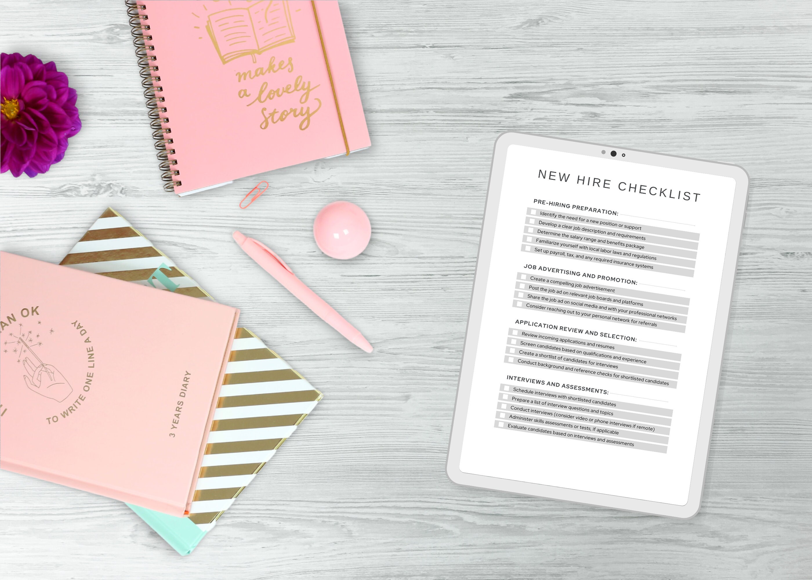 Editable New Hire Template INSTANT DOWNLOAD Onboarding New - Etsy