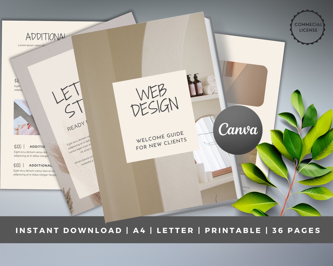 Welcome Guide | INSTANT DOWNLOAD | Website Design Services | Client ...