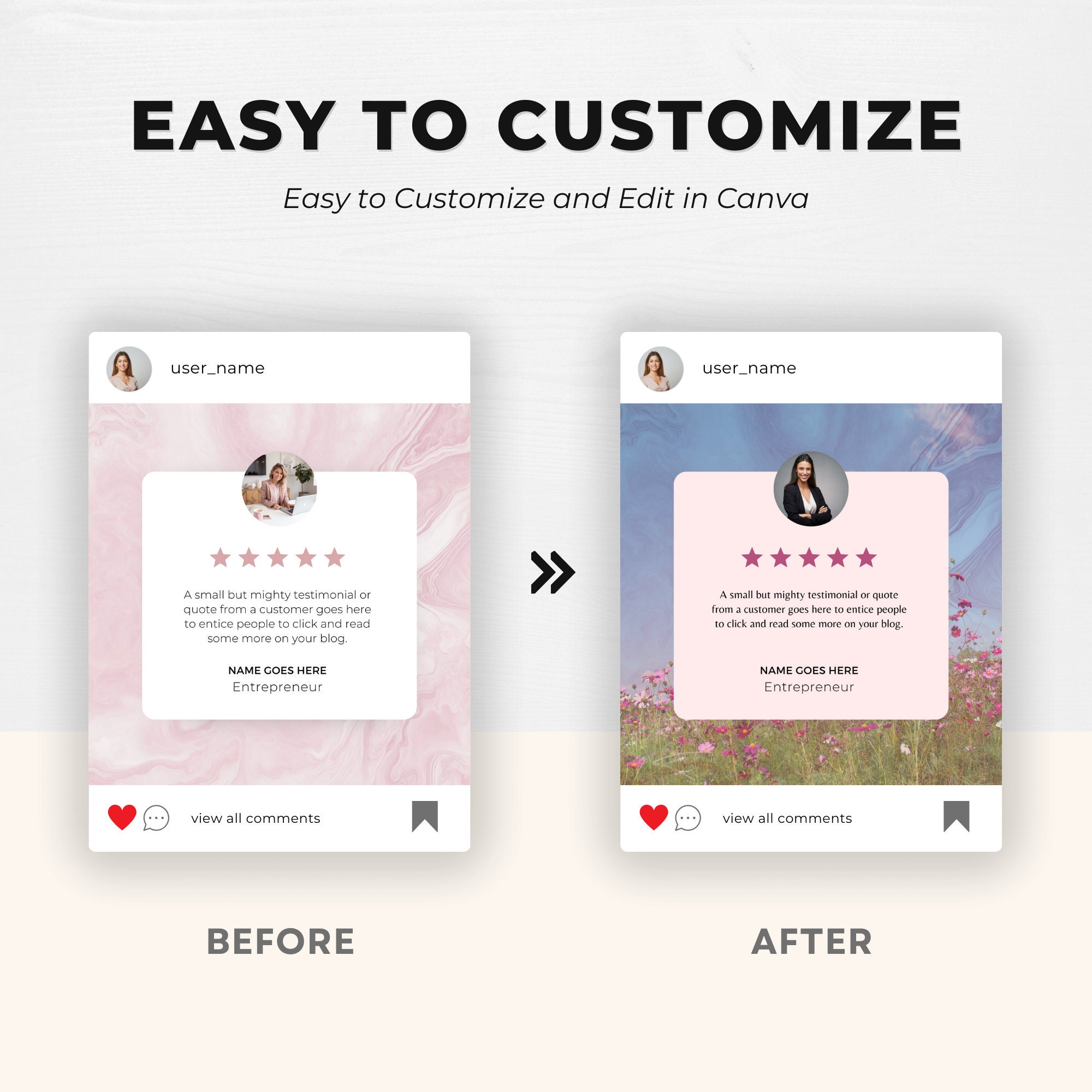 Instagram Post Templates for Web Designer | Web Design Business ...