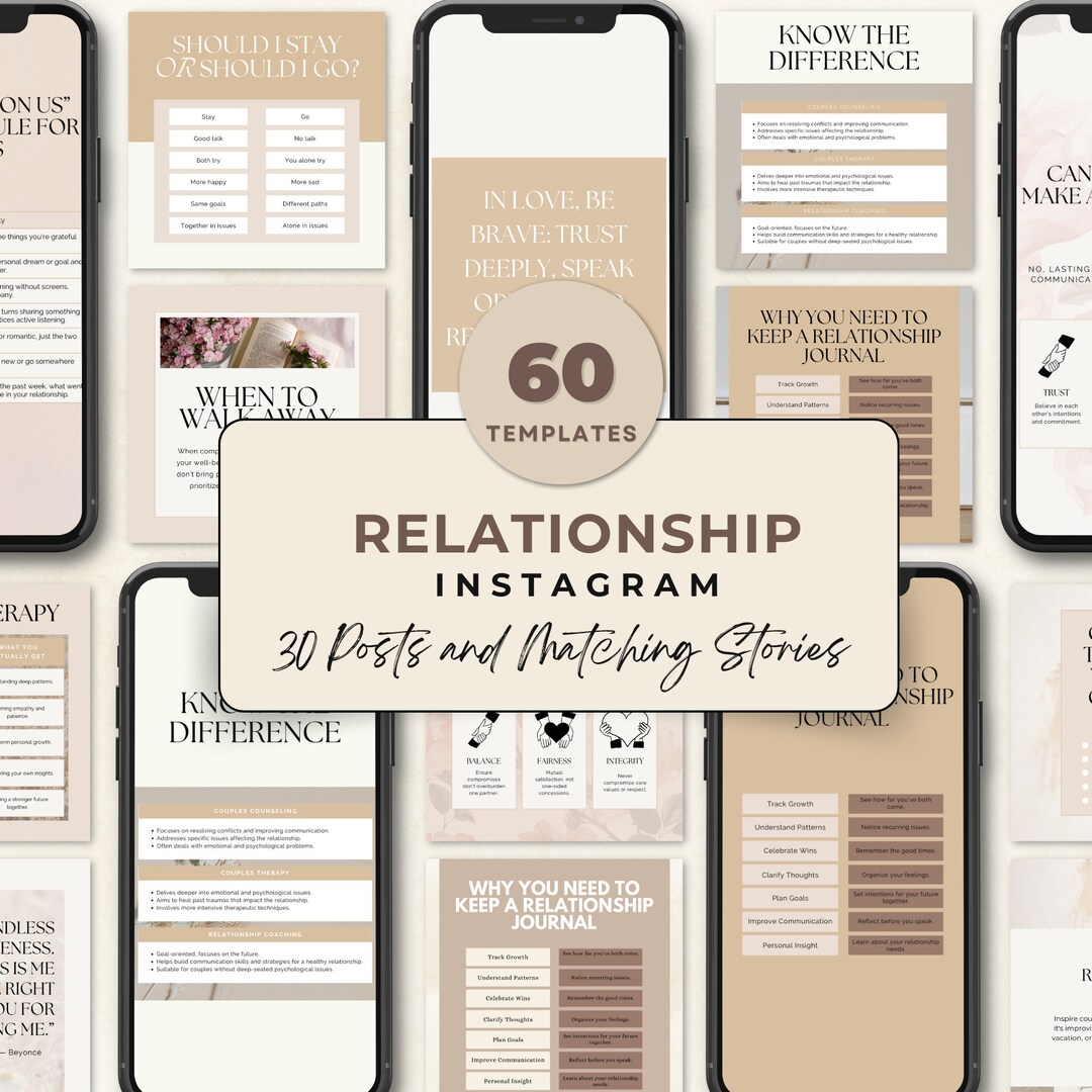 Editable Instagram Posts for Relationship Coaches | Couples Therapy ...