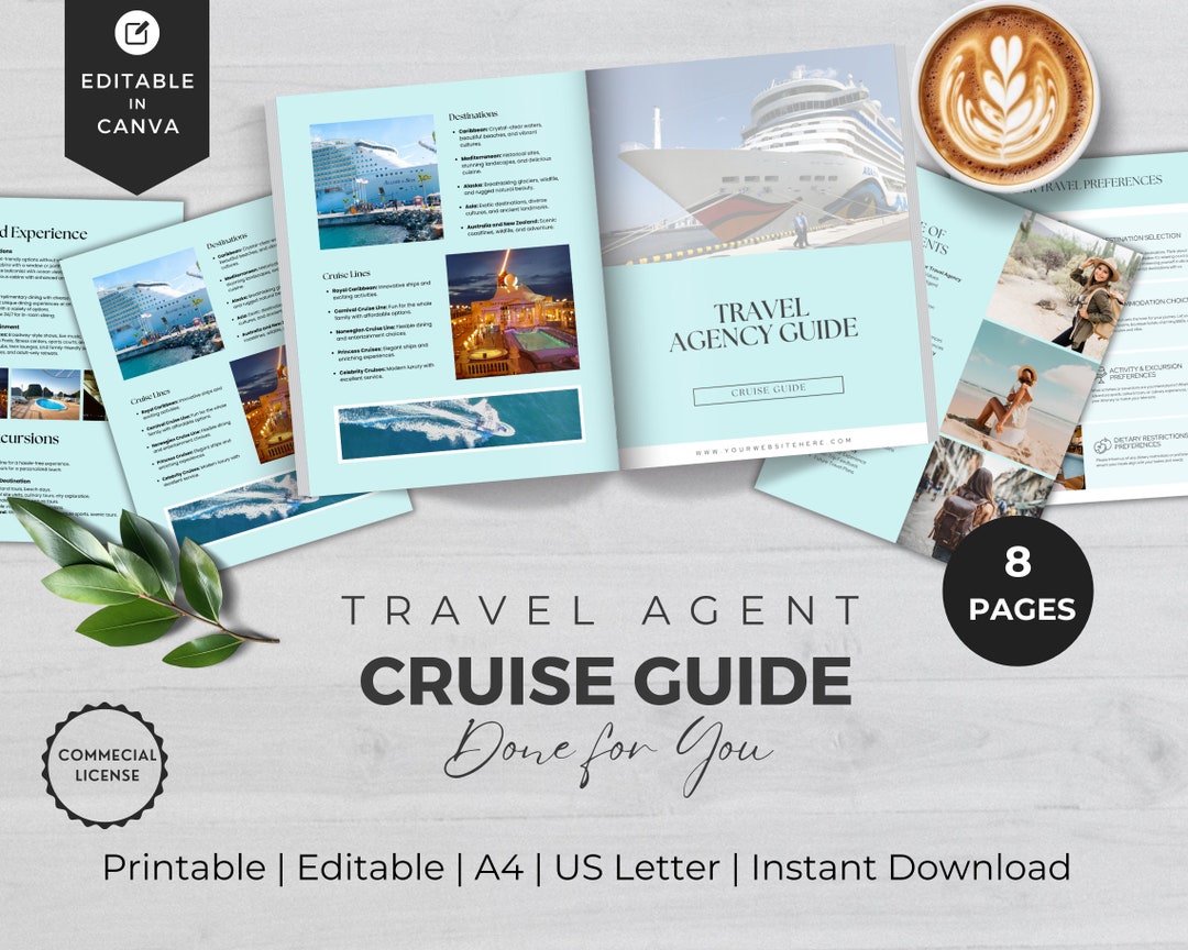 Travel Agency Cruise Guide | Customizable Itinerary Template ...