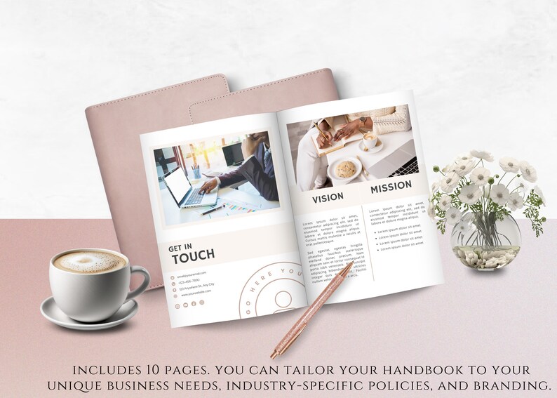 Editable Employee Handbook INSTANT DOWNLOAD New Hire - Etsy