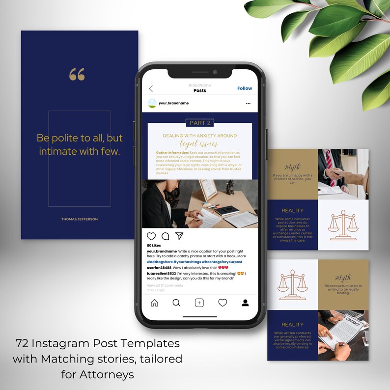 Editable Lawyer Story Posts | Social Media Graphics for Legal Practices ...