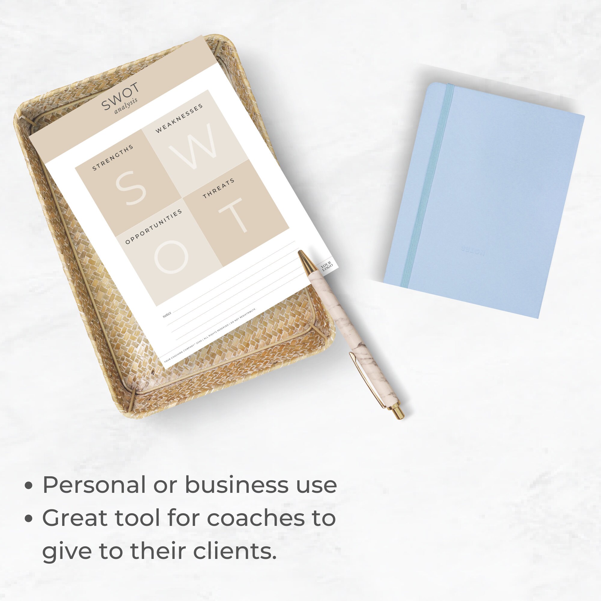 SWOT Analysis Template Worksheet Instant Download Business Etsy SWOT Analysis Template Worksheet Instant Download Business Etsy