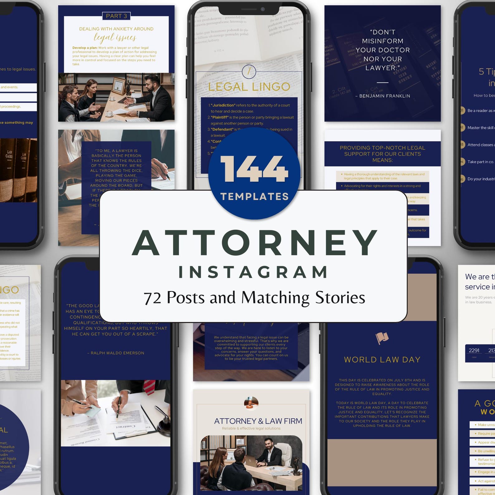 Editable Lawyer Story Posts | Social Media Graphics for Legal Practices ...