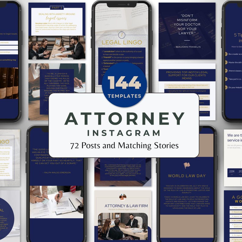 Editable Lawyer Story Posts | Social Media Graphics for Legal Practices ...