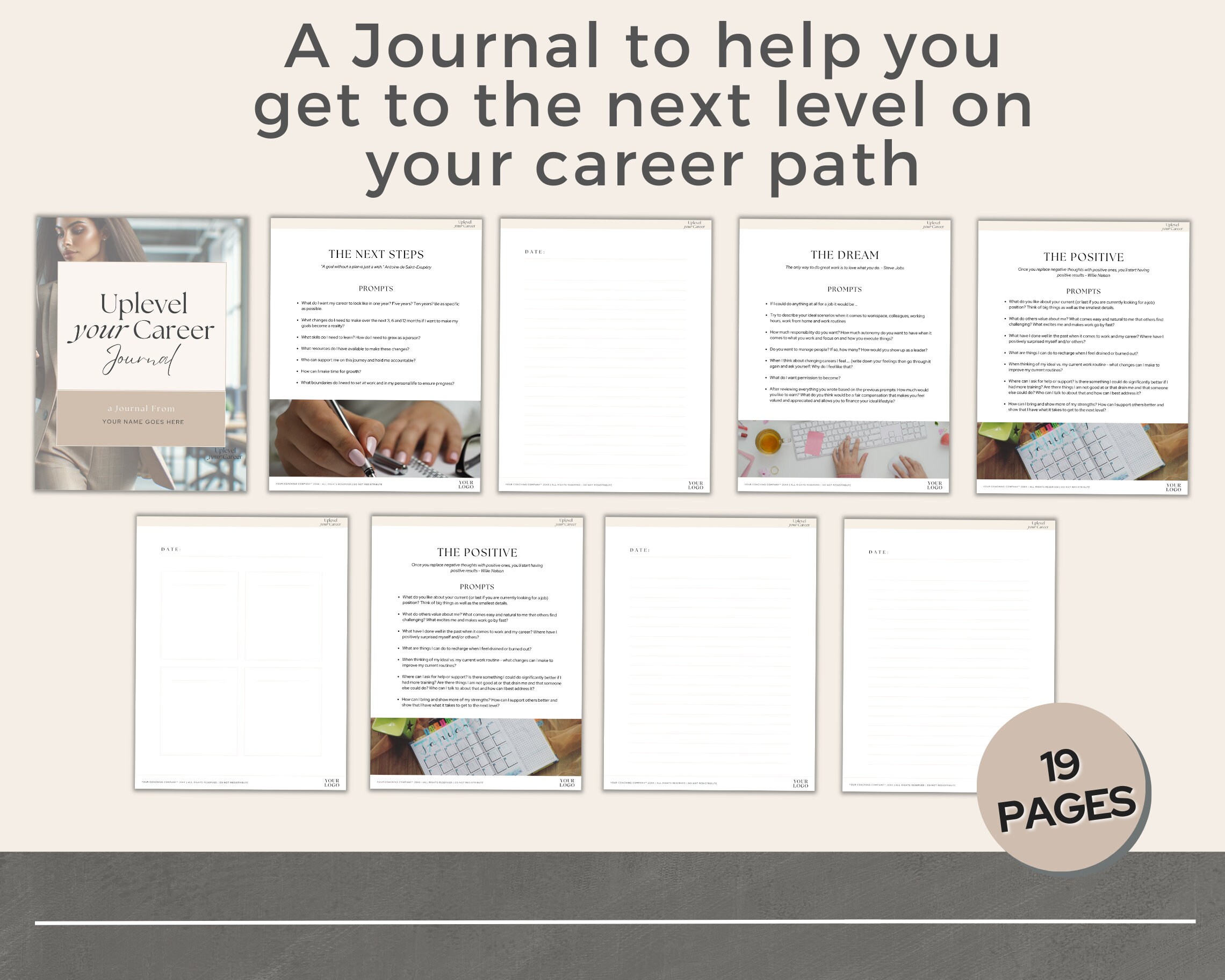 Career Coaching INSTANT DOWNLOAD Done for You Freebie Level up Career ...