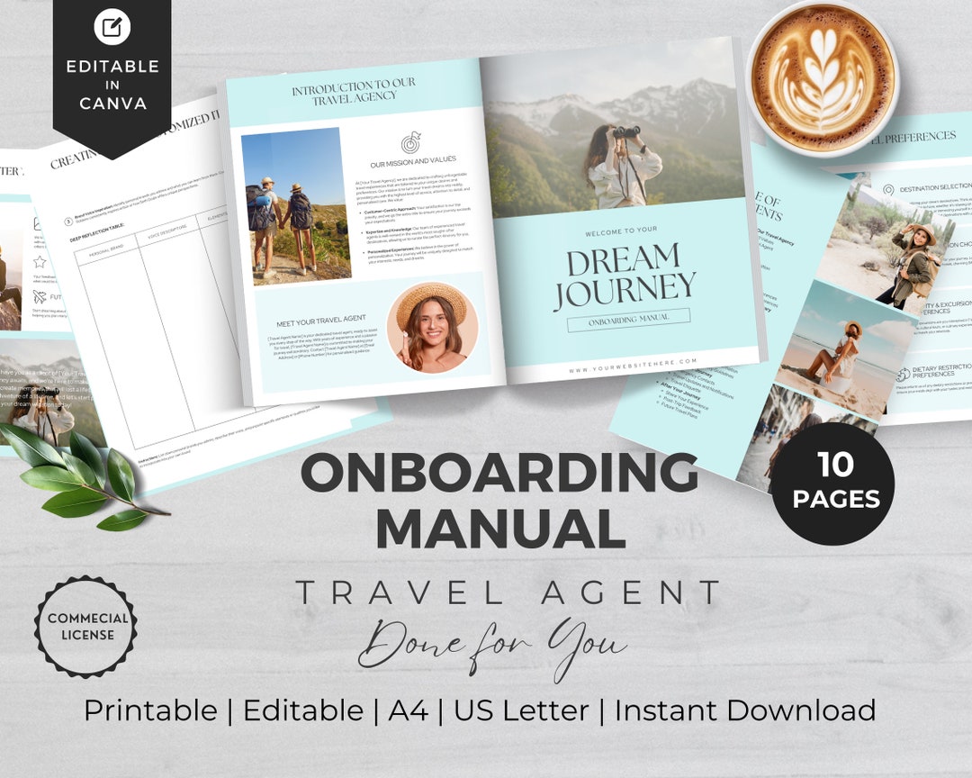 Travel Agent Onboarding Guide for Clients | INSTANT DOWNLOAD | Holiday ...