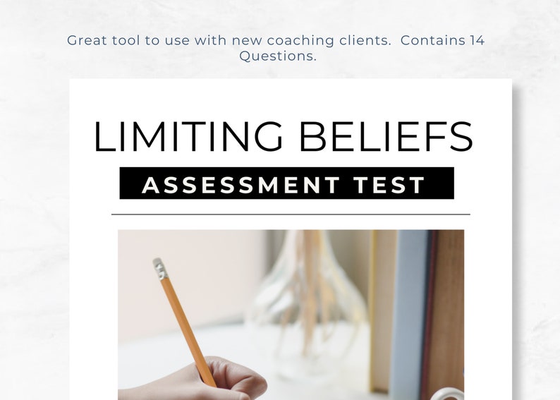 Coaching Questionnaire for Clients Limiting Beliefs Assessment Coach ...